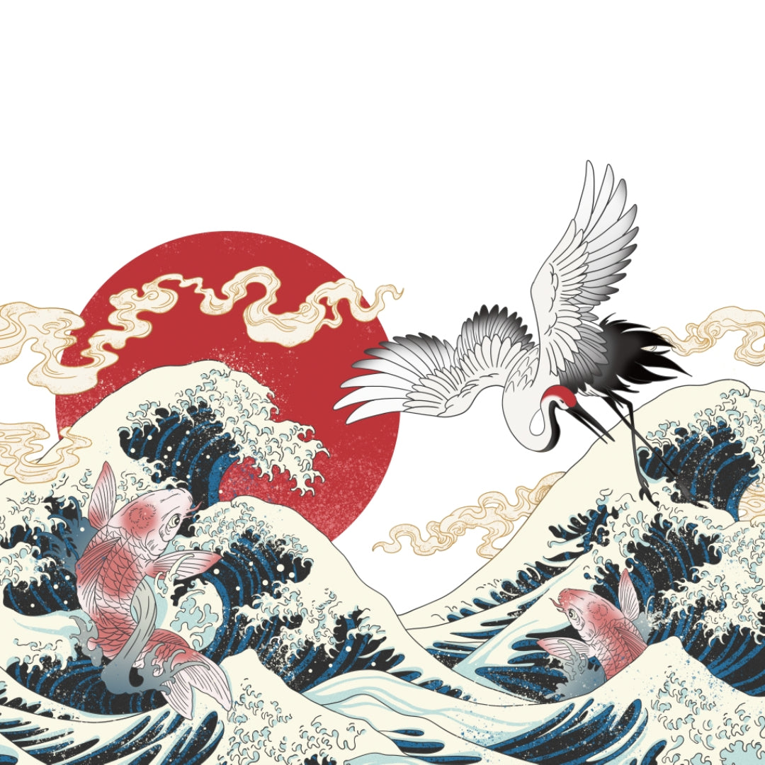 Exploring Japanese Culture: The Symbolism of Dragons and Cranes – Karaku
