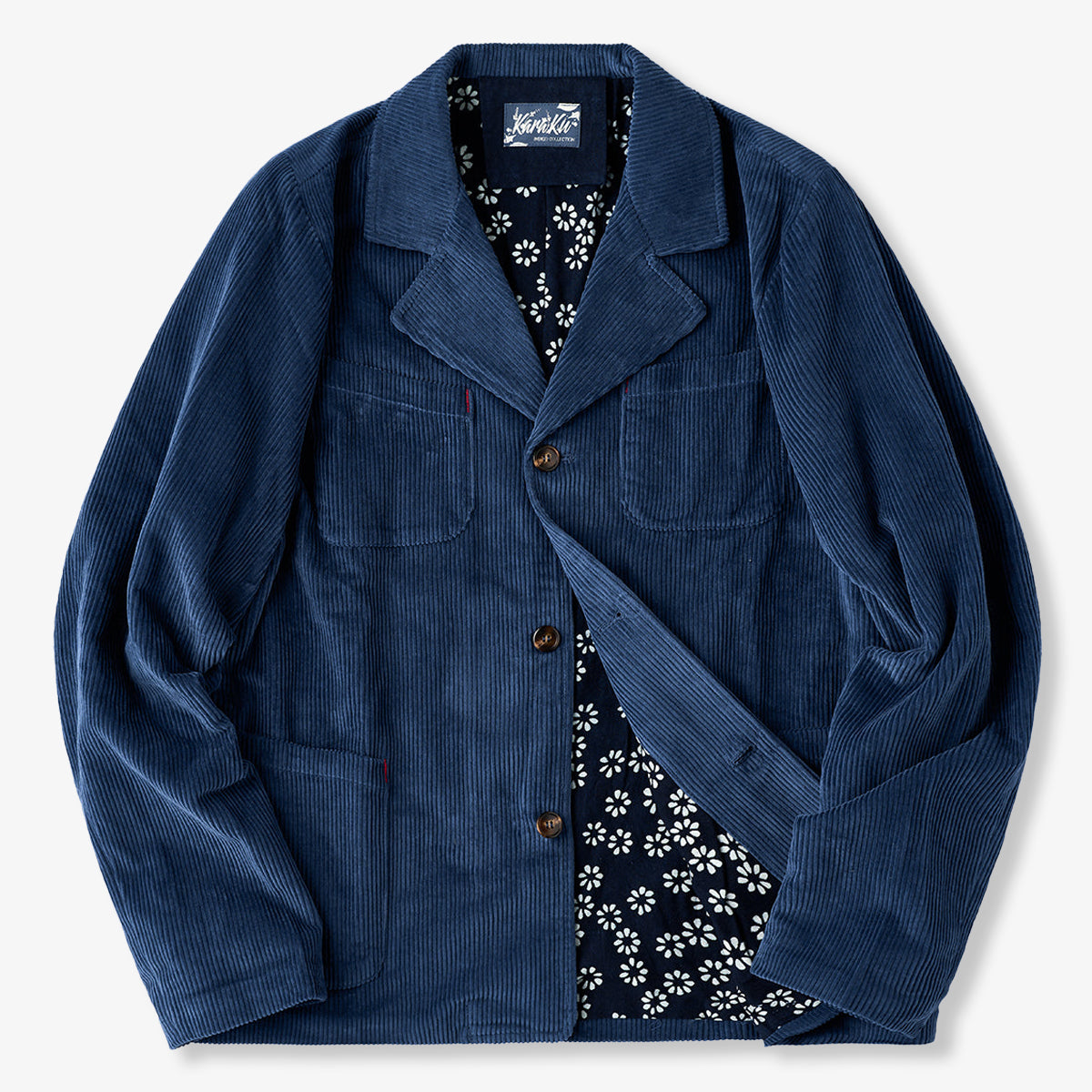 Vintage Corduroy Indigo-Dyed Work Jacket – Karaku