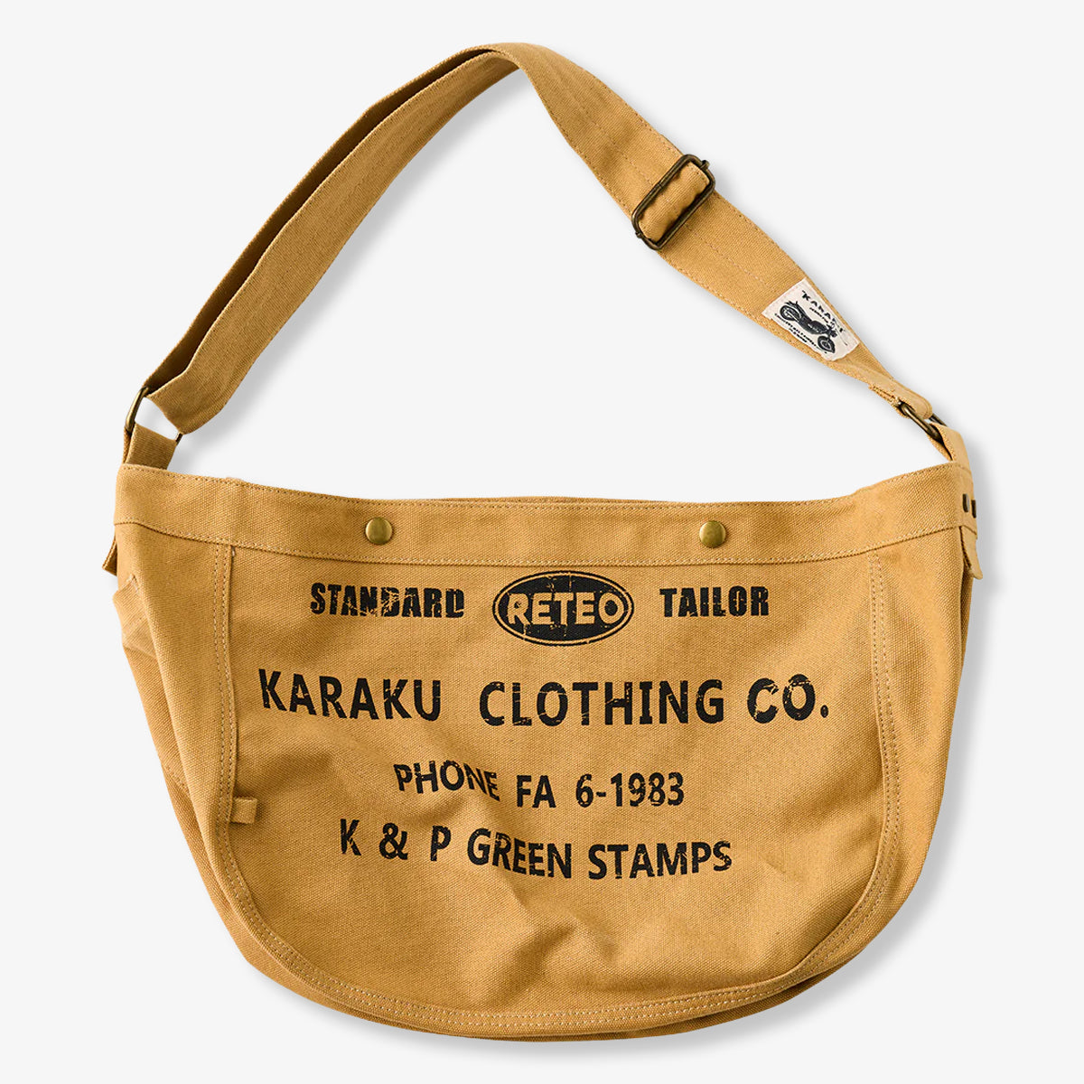 Updated 60s Canvas Newsboy Bag – Karaku